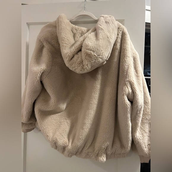 Zara | Jackets & Coats | Zara Reversible Fuzzysuede Jacket | Poshmark